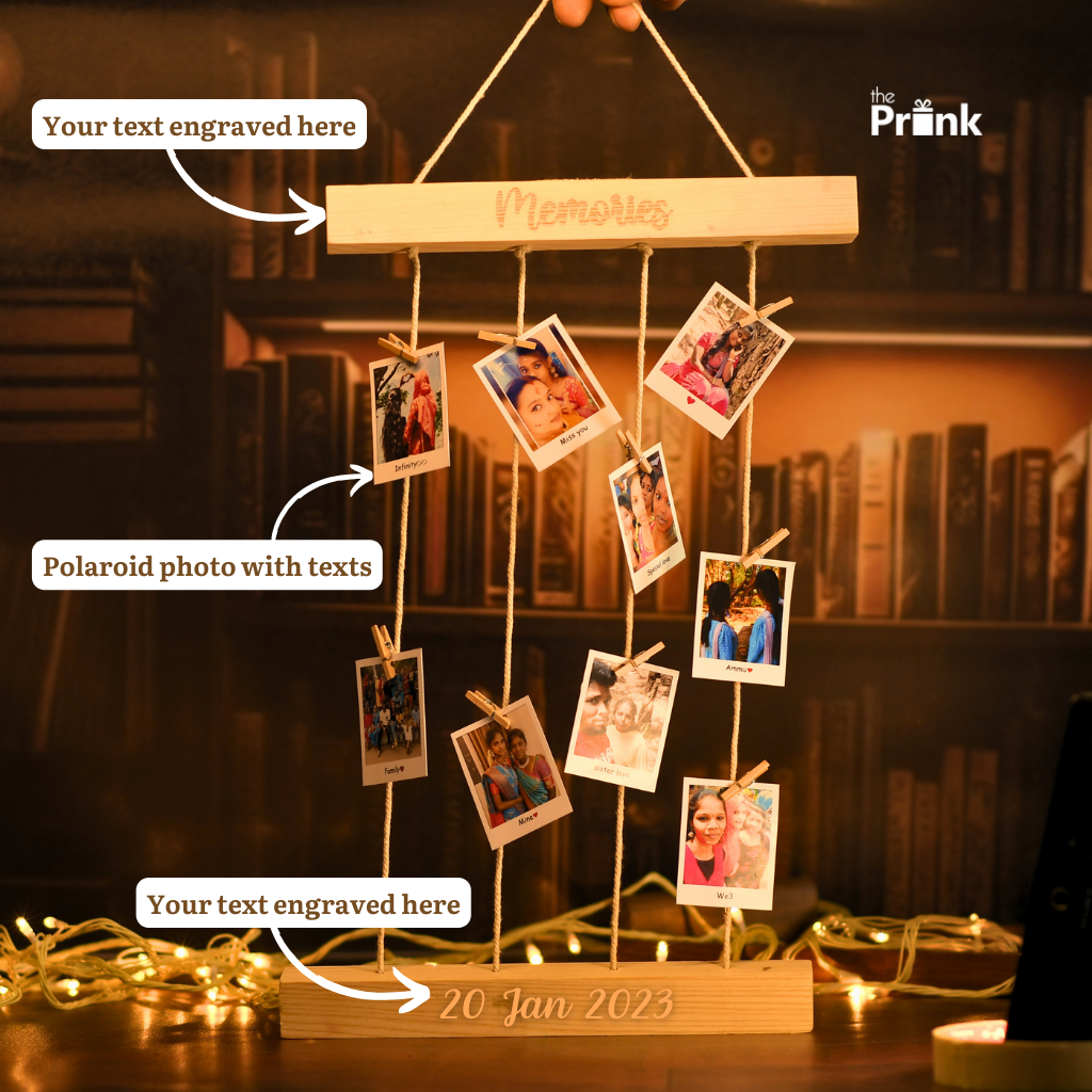 Hanging Polaroids | Price Starts at Rs 890 | Customized Gifts ...