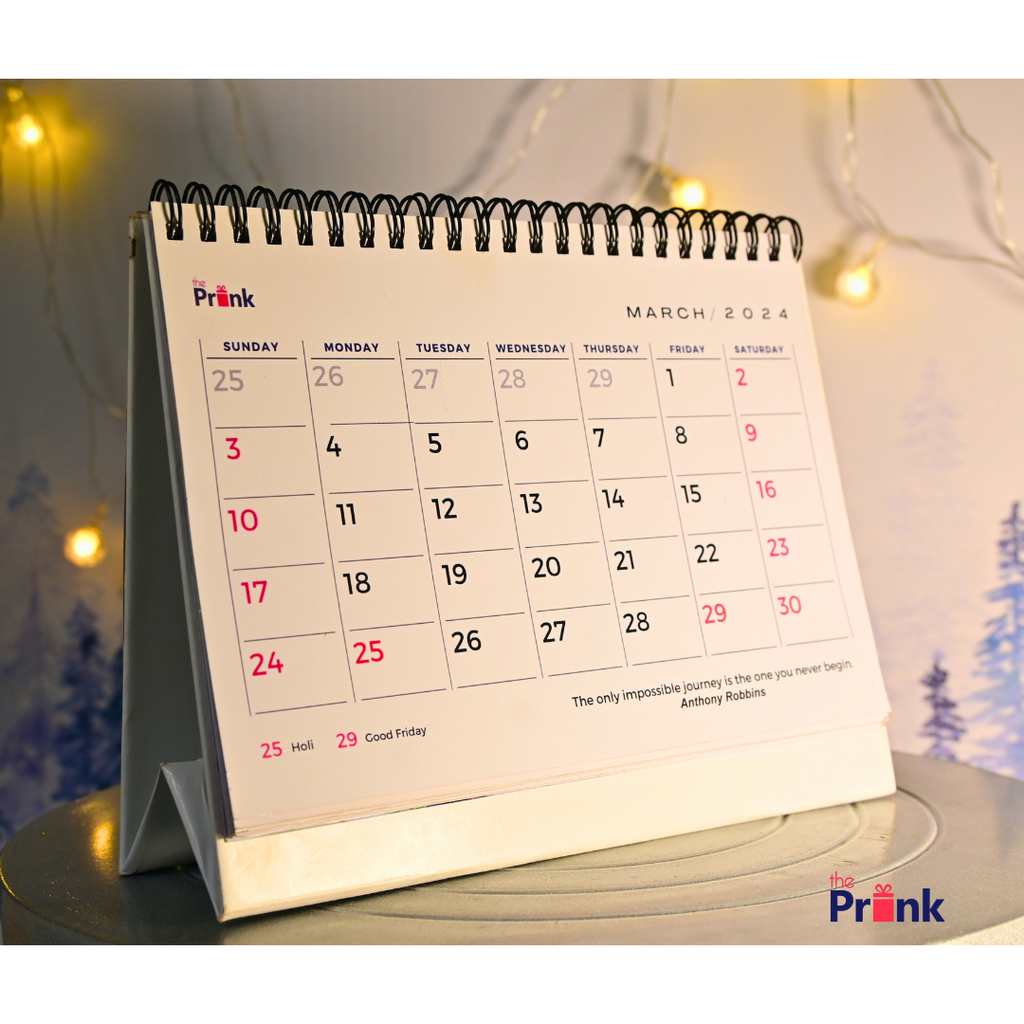 Motivational Quotes Calendar | 2024 – The Prink