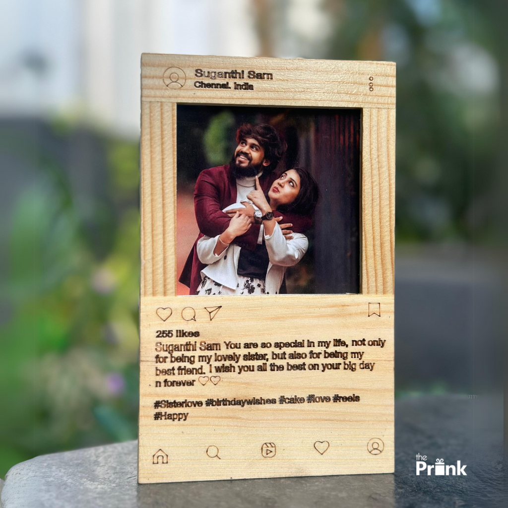 Wooden Instagram Standee | Price Starts at Rs 750 | Gifts to Gift a ...