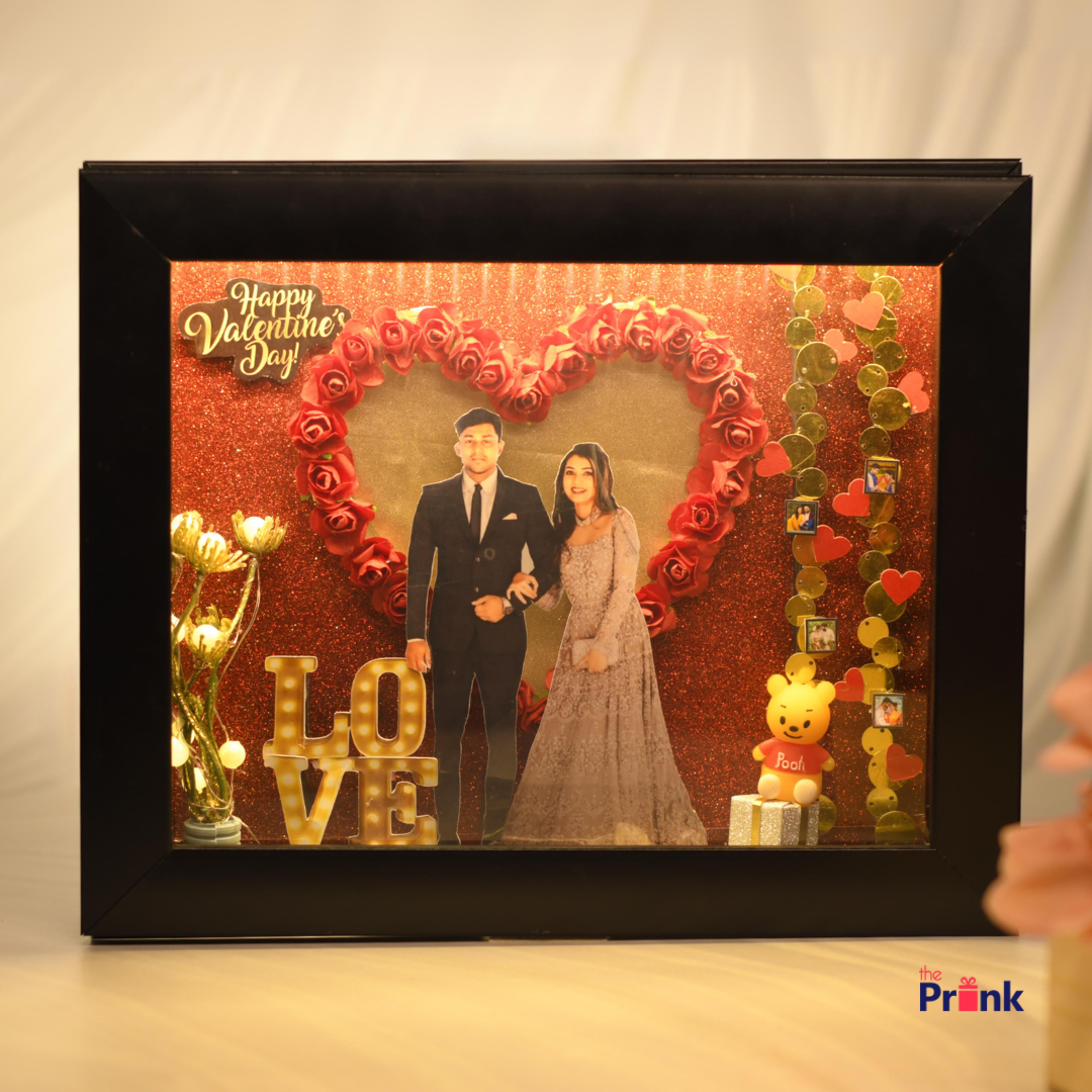 Heart Miniature Box with Lights | Shadow Box | 3d Box With Lights ...