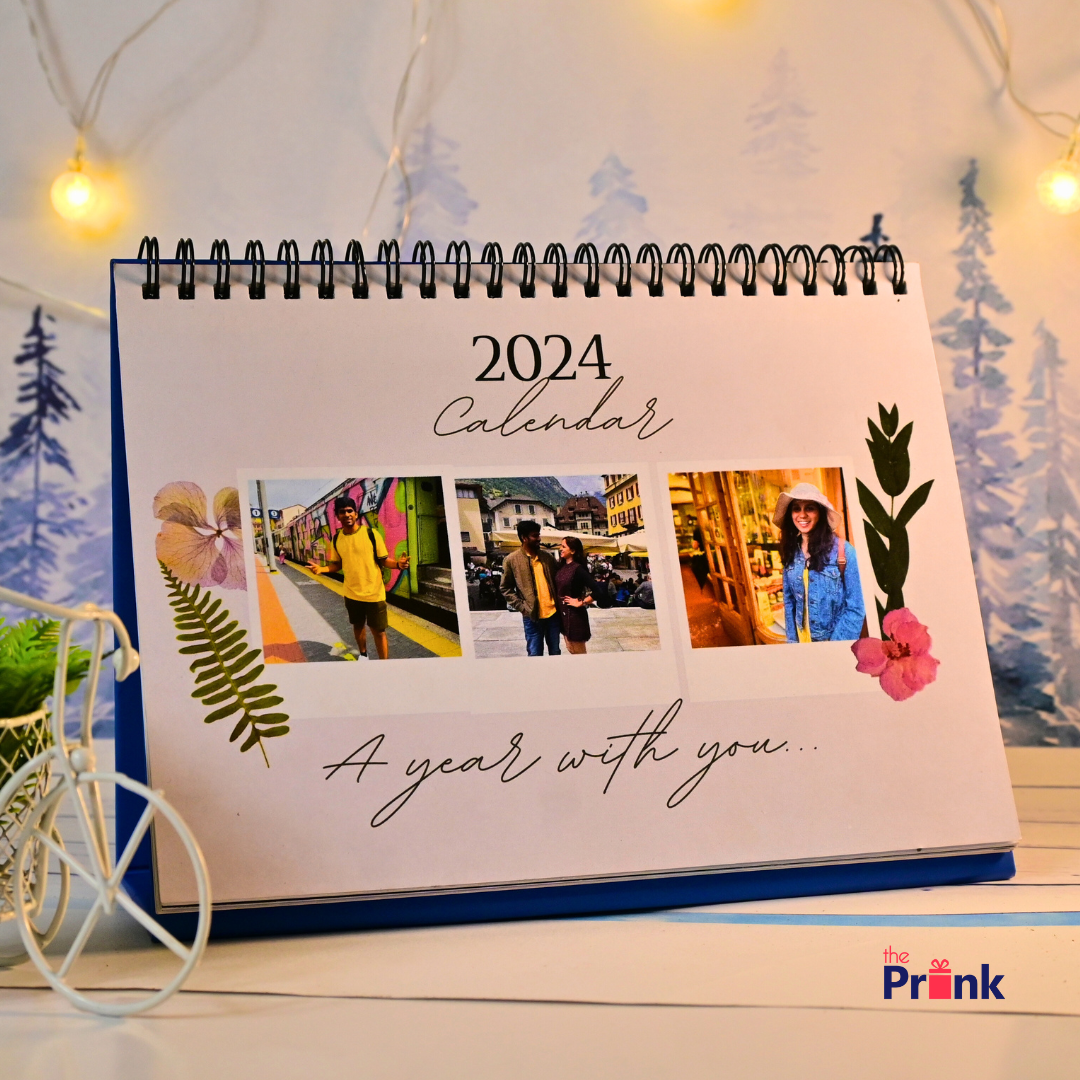 Personalized New Year Calendar with photos | 2024 – The Prink