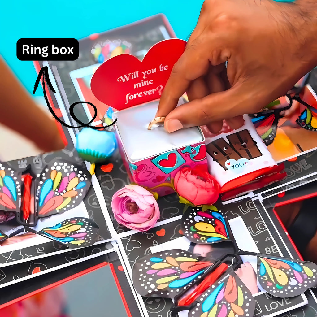 Proposal Ring Butterfly Box | Price Starts at Rs 1990 | Birthday Gifts ...