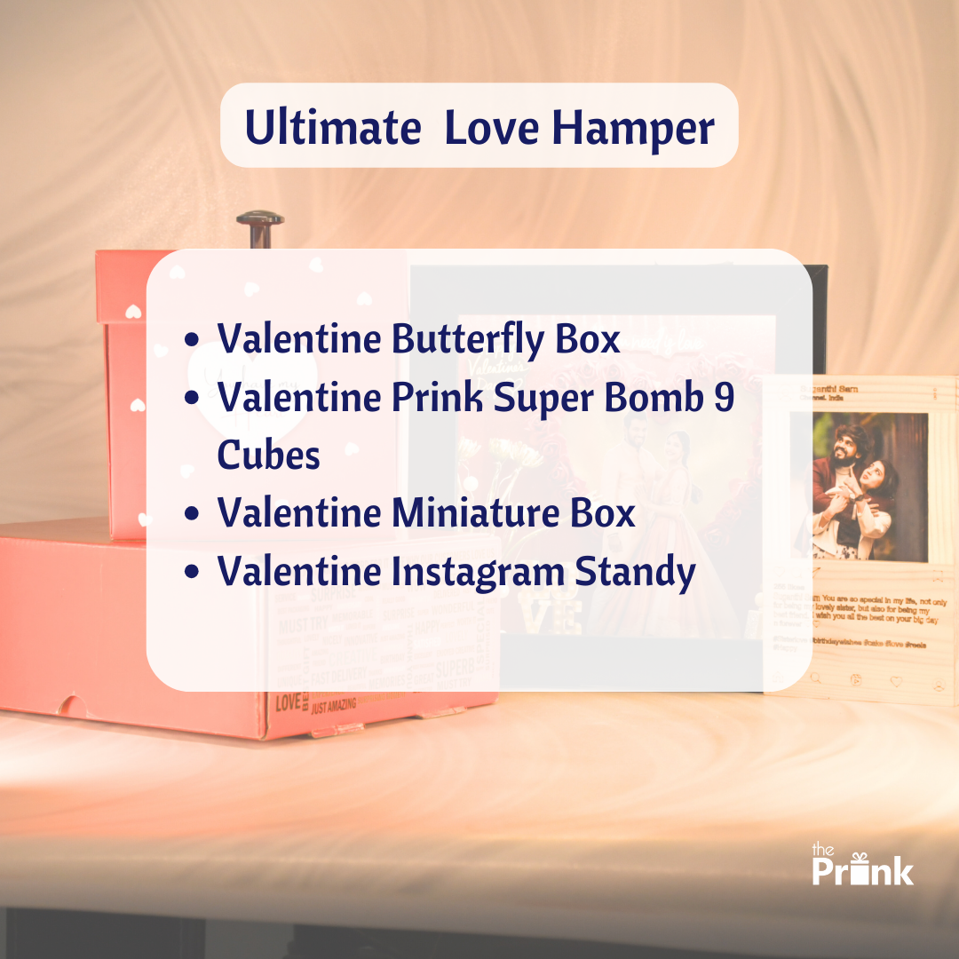 Ultimate Love Hamper | Price Starts at Rs 6500 | Custom Couple Gifts | Anniversary Best Gift for ...